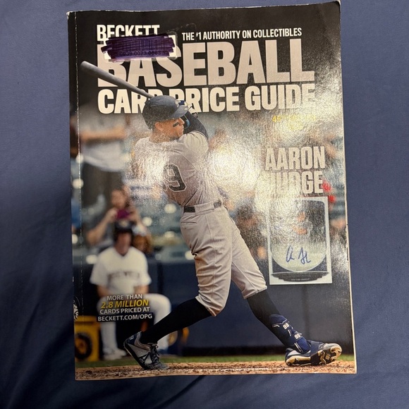 Other | Becket Baseball Card Price Guide 223 45th Edition Aaron Judge ...